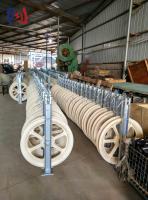 China 660 Series Stringing Block 660mm Multi Sheave Conductor Pulley for Transmission Line Construction for sale