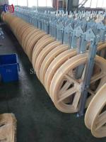 China 822 Series Stringing Block Multi Sheave Conductor Pulley for Transmission Line for sale