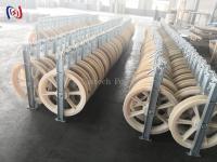 China 822 Series Stringing Block Multi Sheave Conductor Pulley for Transmission Line for sale