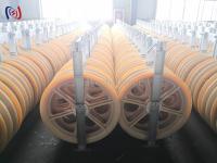 China 916mm Large Diameter Sheave Multi Sheave Conductor Pulley for Transmission Line Stringing for sale