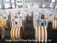China 1160 Series Stringing Block with Nylon Sheave and Reinforced Steel Frame for Single and Double Sheave Configurations for sale