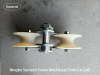 China Tandem Sheave Stringing Block with Nylon Pulley and Twin Sheave Design for 25 Rated Load Transmission Line for sale