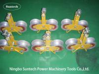 China Tandem Sheave Stringing Block with Nylon Pulley and Twin Sheave Design for 25 Rated Load Transmission Line for sale