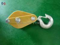 China Insulated Hoisting Tackle with High-Strength Nylon Sheaves and Galvanized Steel Frame for Smooth Bearing Rotation for sale