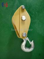 China Insulated Hoisting Tackle with High-Strength Nylon Sheaves and Galvanized Steel Frame for Smooth Bearing Rotation for sale