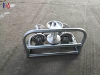 China Corner Ground Roller with Galvanized Steel Frame and High-Strength Nylon Rollers for Smooth Cable Transition for sale
