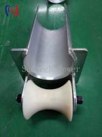 China D Series Cable Entrance Protection Roller with Galvanized Steel Frame and Wear-Resistant Nylon Dual Guide Rollers for sale