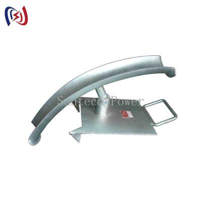 China Heavy Duty Galvanized Steel Cable Protective Bend Board for Underground Cable Installation for sale