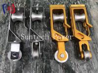 China Heavy Duty Double Sheave Block with Dual Sheave Design and Corrosion Resistant Finish for Transmission Line Stringing for sale