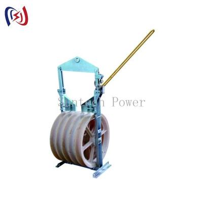 China Helicopter Stringing Block with Large Diameter Sheave High Load Capacity and Lightweight Structural Frame for Transmission Line Construction for sale