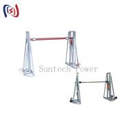 China Hydraulic Cable Reel Stand with 50-300KN Rated Load for 2400-5000mm Diameter Reels and Hydraulic Powered Lifting for sale