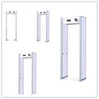China 6 Zone Pass Through Door Frame Metal Detector Adjust Alarm Sound for sale