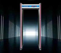 China 240V Airport Security Door Metal Detector With Temperature Sensor Scanner for sale