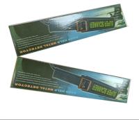 China Public Places Black Handheld Metal Detector Scanner Warranty 12 Months for sale