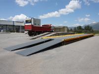 China 3*24m Portable Moveable Mobile Electronic Digital Weighbridge Truck Weighing Scale Wagon Balance Weighing Machine With Ramps for sale