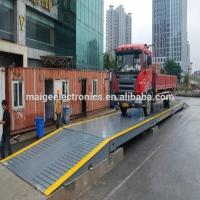 China High Accuracy Electronic Module Axle Truck Scale Accurate Trucks Weighing Machine Weight Bridge Weighbridge for sale