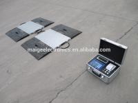 China axle load scale 15 ton 30Tons 40Tons 70ton Wireless Portable Axle Truck Scale digital balance with Touch Screen Indicator for sale