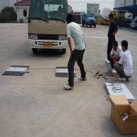 China Portable Electronic Truck Scale 100Ton Trailer Axle Truck Weighing Scale for sale