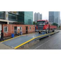 China 3x16m 60Ton Heavy Duty Digital Truck Scale Weighbridge With Steel Ramps for sale