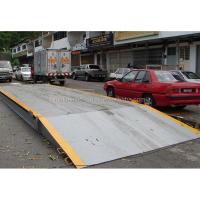 China 3x16m 60Ton Heavy Duty Digital Truck Scale Weighbridge With Steel Ramps for sale