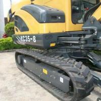 China Excavator Parts Rubber Track Pad  All Size Track  For Caterpillar SK210  800mm 700mm 600mm 500mm 450mm 400mm  Large Rubber Track for sale