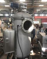 China Silver Stainless Steel 304 Scraper Self Cleaning Filter for Water Treatment 500 kg for sale