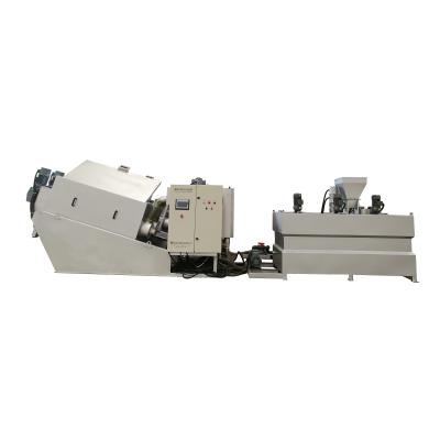China Advanced Screw Press Sludge Dewatering Machine with Auto-Dosing and Shaftless Conveyor for sale