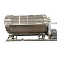 China Industrial Wastewater External Feed Water Drum Filter with Electric Auto Control PLC Siemens for sale