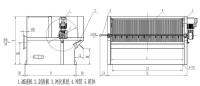 China 1500 Kg Weight TPO Outward Water Drum Filter Solid Liquid Separation Equipment for sale