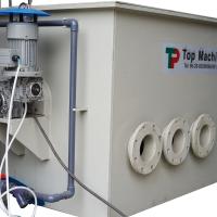 China 0.18kw Gear Motor Power Aquaculture Fish Cage Farming Rotary Drum Filter for Koi Pond for sale