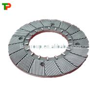 China Multi-Alloy Cast Iron Refiner Plates for Wood Material Preparation in MDF Plant Revamp for sale