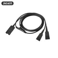 China QD 3Y Training Cable with Mute Button for Call Centers for sale