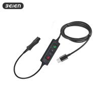China BNQD Quick Disconnect QD Cable to Type-C Adapter with Inline Control & Noise Cancelling for Tablets & Laptops for sale