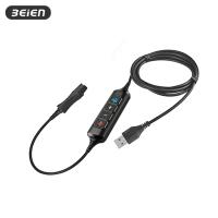China BNQD Quick Disconnect to USB Cable with Noise Cancelling and Inline Control for PC for sale