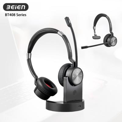 China BT408 Series ANC ENC Noise Cancelling Wireless Headset for PC Phone for sale