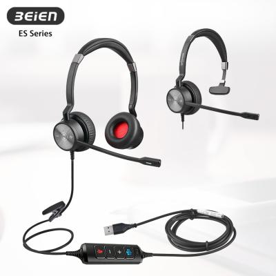 China ES Series Hybrid ANC ENC Wired Headset for Business for sale