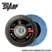 China Good Performance and Durable Blue Abrasive Flap Disc Good Quality Flap Disc 100mm Handful Flap Disc Abrasive for sale