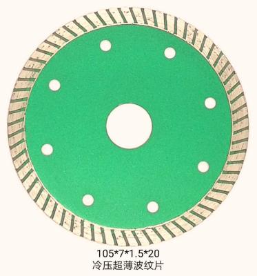 China 4 inch(105mm) tile turbo diamond saw blade ceramic cutting disc saw blade for cutting tiles ceramic fiberglass for sale