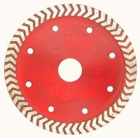 China 105/115/ 125mm Hot pressed super thin turbo diamond cutting disc turbo diamond saw blade for granite ceramic marble for sale