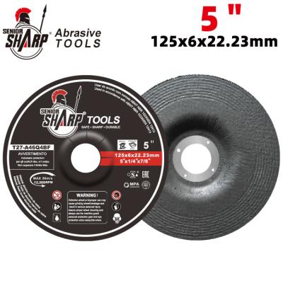 China 125*6*22 mm  Abrasives  Metal Grinding Wheels for Steel  Used for Angle Grinder for sale