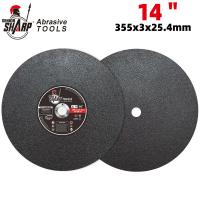 China Abrasive 14 inch 350x2.8x25.4mm discos de corte para metal Green stainless steel grinding wheel Cutting Disc for sale