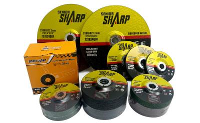 China Grinding Wheel 4/4.5/5/6/7/9inch Abrasives Aluminium Oxide Quality grinding Wheel for Metal and Stainless Steel for sale