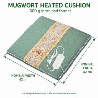 China Mugwort Heated Cushion, Nominal 42 x 42 cm, with 300 g Inner Pad for sale
