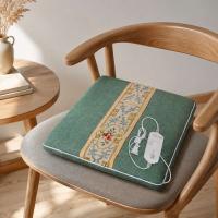 China Mugwort Heated Cushion, Nominal 42 x 42 cm, with 300 g Inner Pad for sale