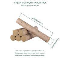 China 3 cm Mugwort Moxa Stick, 20 cm Long, Three-Year Aged Loose Format for sale