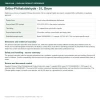 China 5L OPA Ortho Phthalaldehyde Disinfectant Solution Liquid For Endoscopes Devices for sale