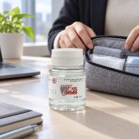 China 75% Medical Alcohol Disinfectant Liquid in a 60ml Compact Capped Bottle for sale