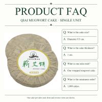 China Qiai Mugwort Cake in an Individual Paper Wrap for Wholesale Supply for sale