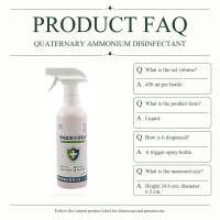 China Quaternary Ammonium Compound Disinfectant 450ml Trigger-Spray Bottle for sale