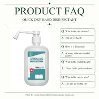 China Quick-Dry Hand Sanitizer 500ml with Ethanol and Hydrogen Peroxide for sale